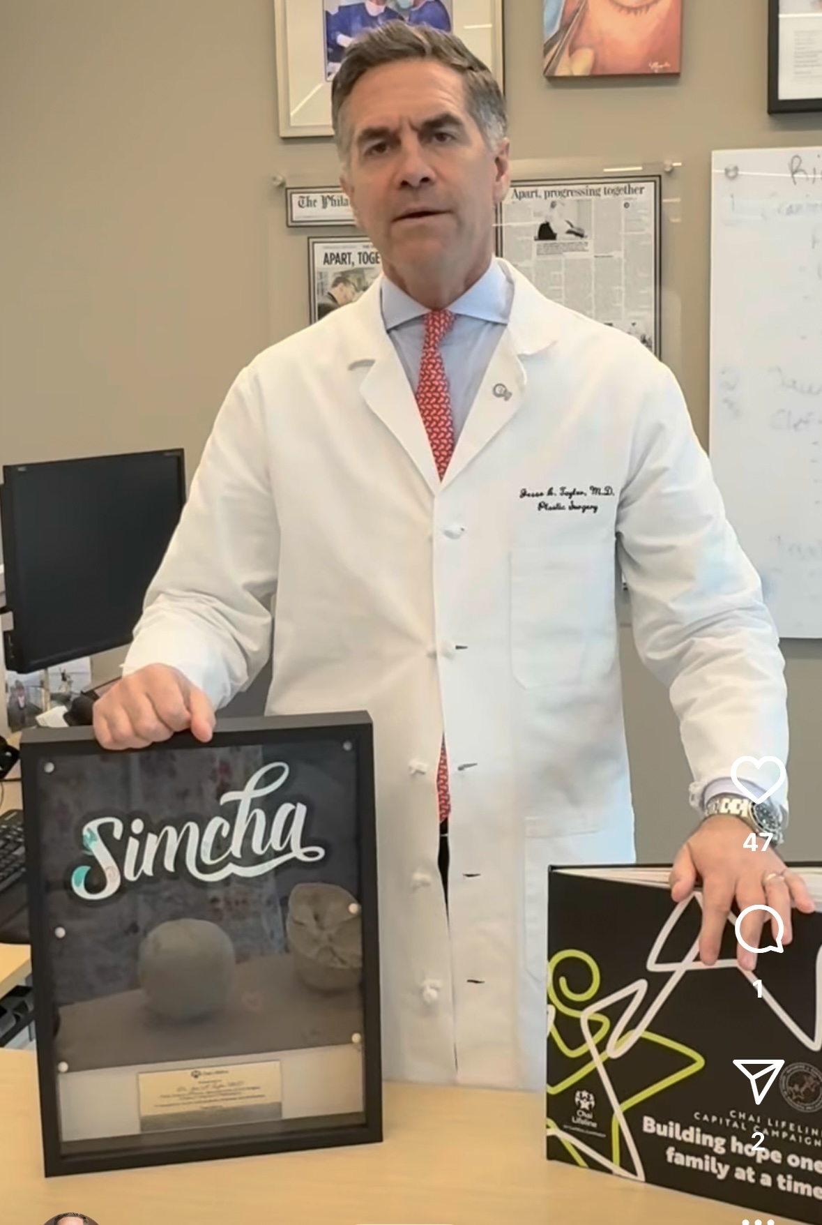 Impact Beyond the OR: Dr. Jesse Taylor Reconnects with Chai Lifeline NJ Families - Chai Lifeline ...